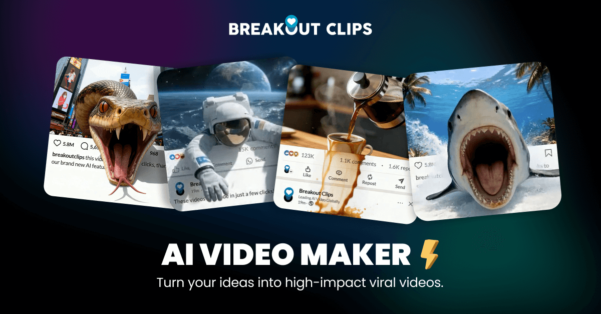 Make Viral Videos with AI | Breakout Clips