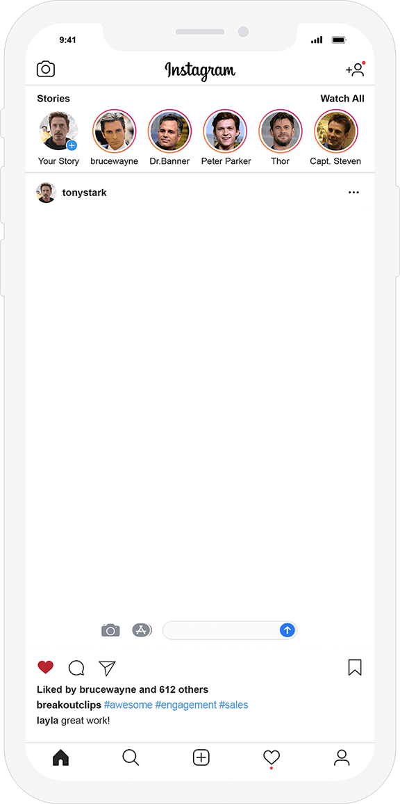 Breakout Clips | Mock Chat Video Template