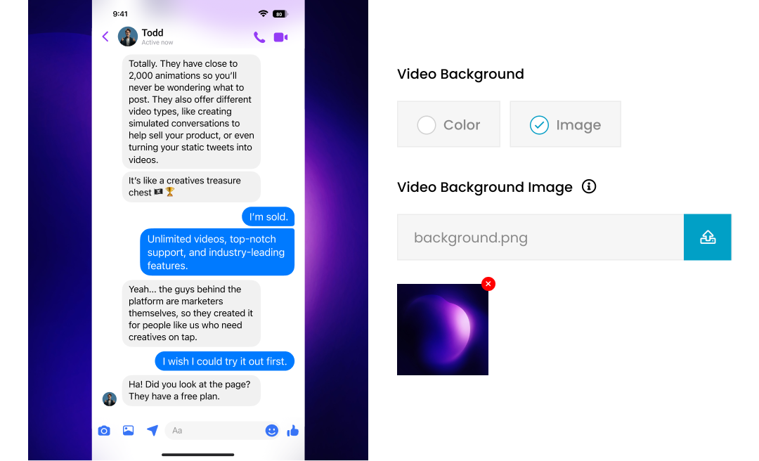 Create a Mock Chat Video | Breakout Clips