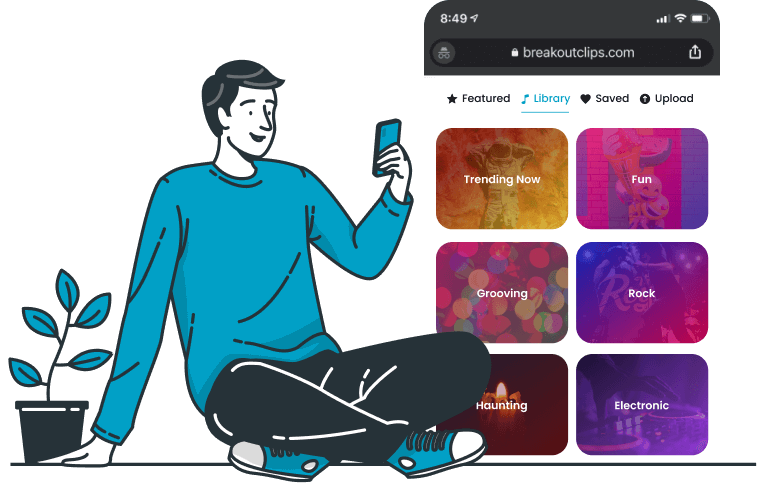 Add premium music to your videos easily | Breakout Clips